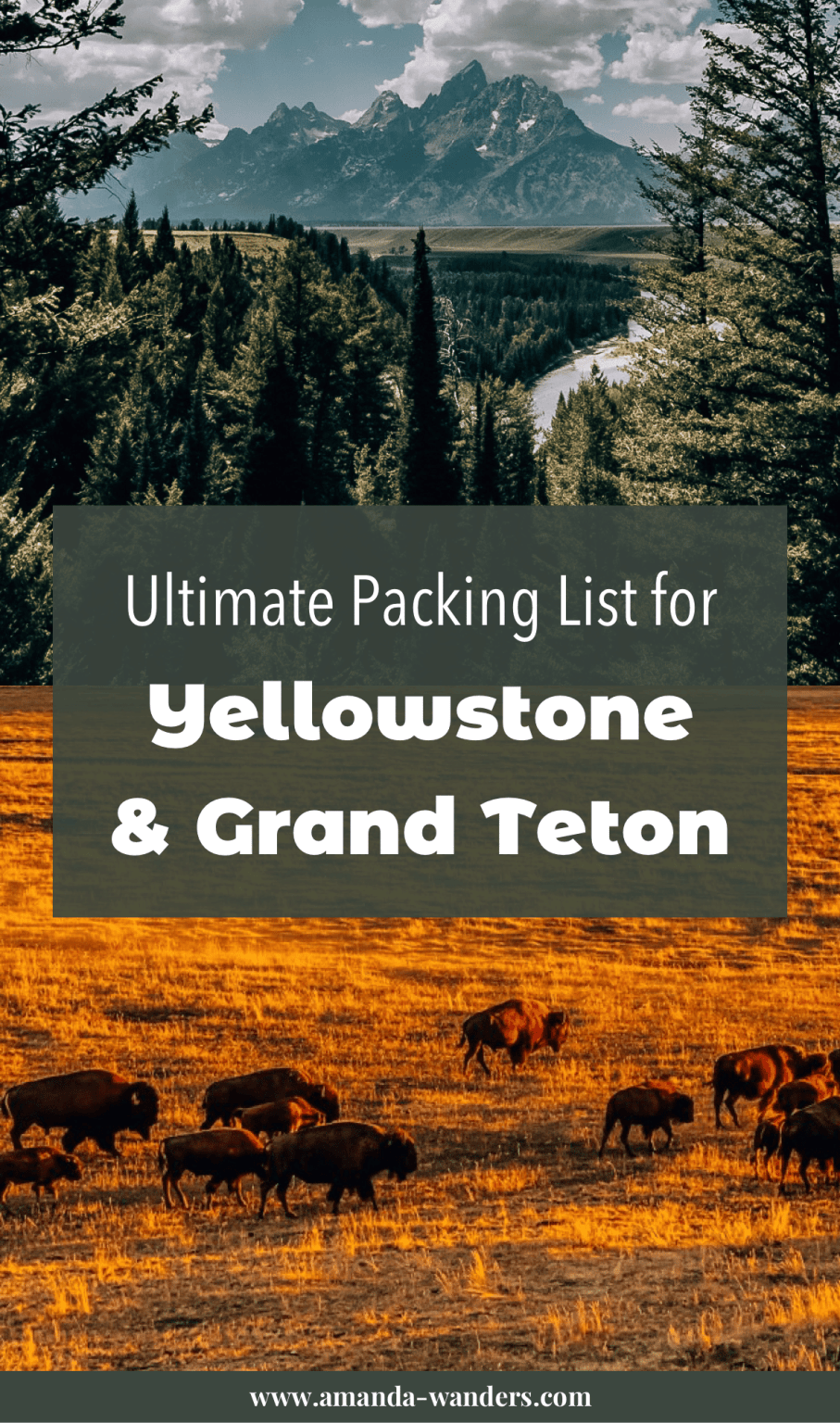 The Ideal Grand Teton & Yellowstone Packing List • Amanda Wanders