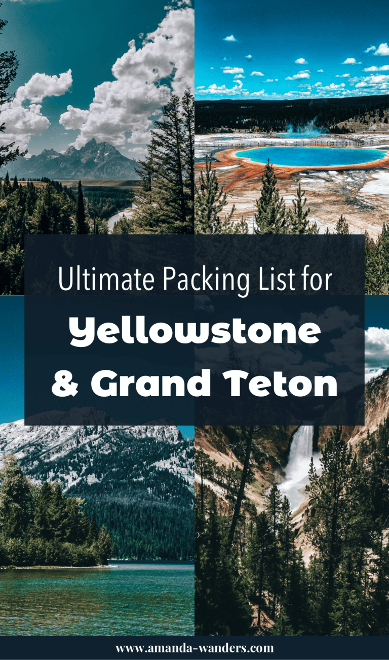 The Ideal Grand Teton & Yellowstone Packing List • Amanda Wanders