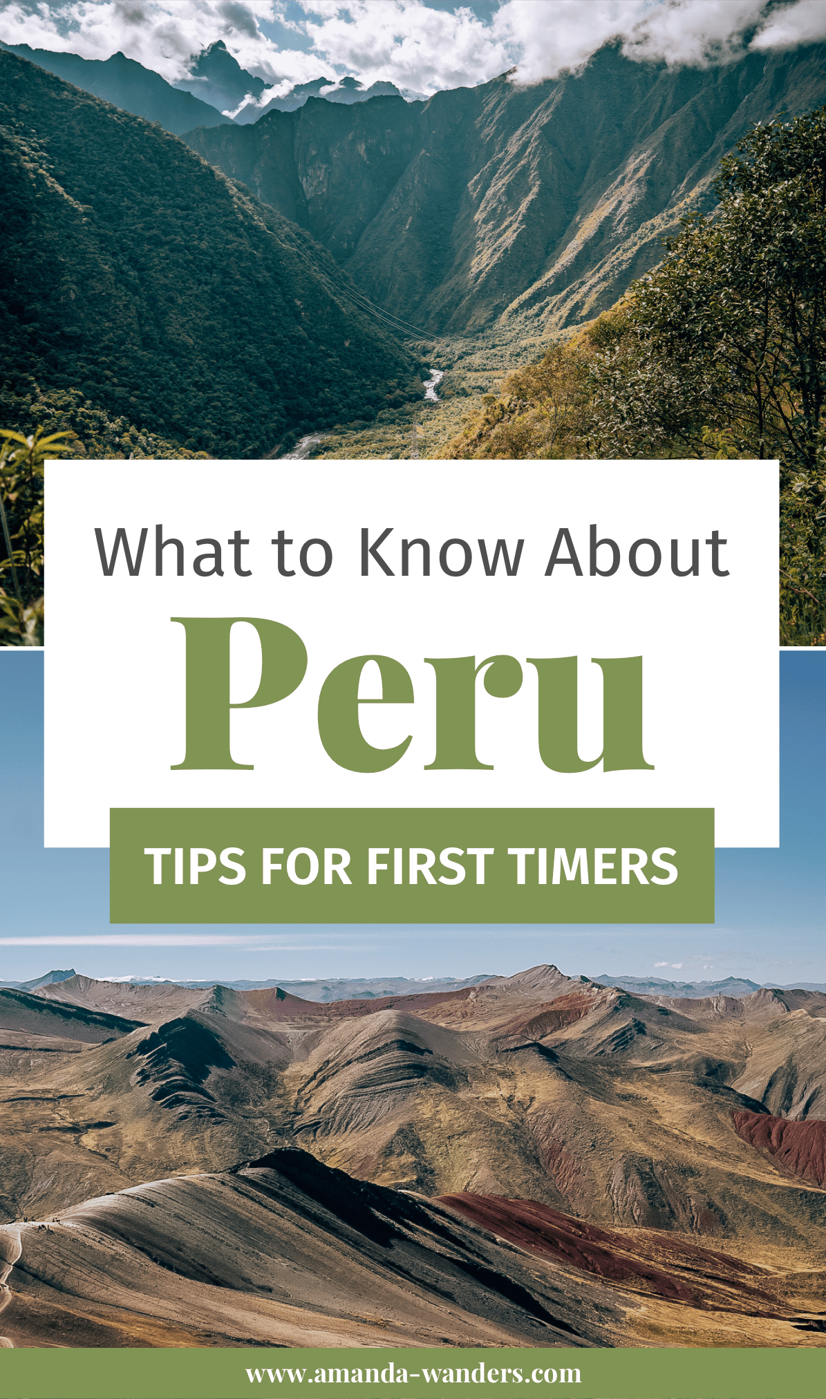 30 Peru Travel Tips • First Timer's Guide • Amanda Wanders