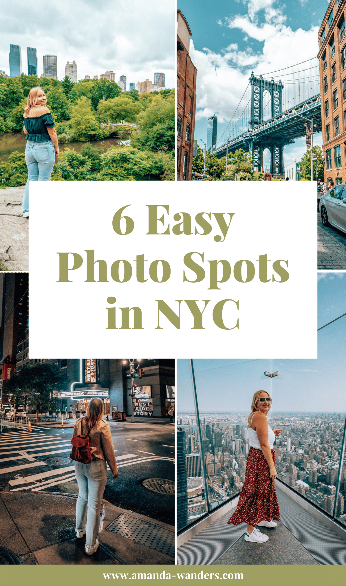 6 Easy Photo Spots in New York City • Amanda Wanders