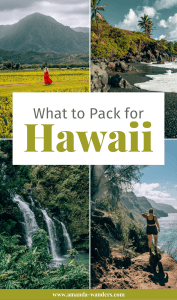 What to Pack for Hawaii • Ultimate Hawaii Packing List • Amanda Wanders